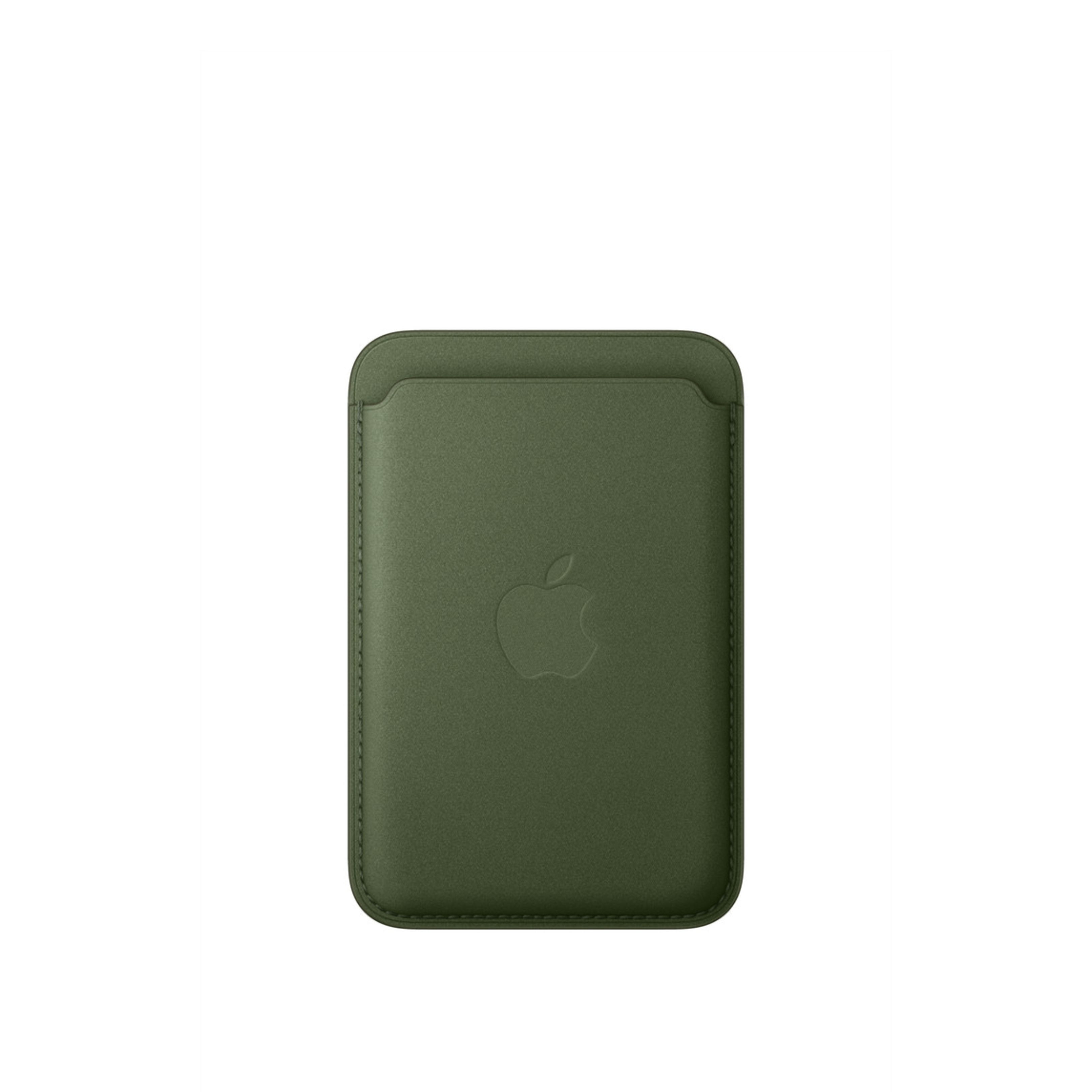 Cartera MagSafe Apple Trenzado fino Verde | K-tuin