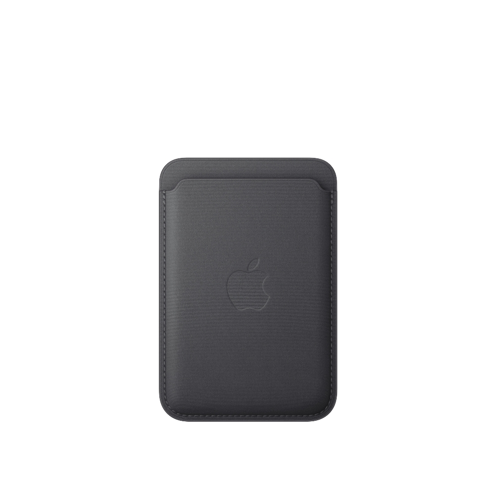 Cartera MagSafe Apple Trenzado fino Negro | K-tuin