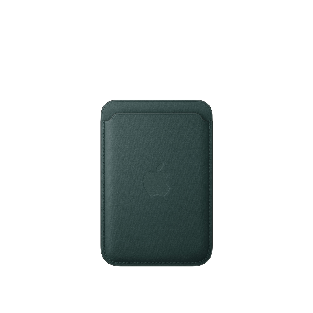 Cartera MagSafe Apple Trenzado fino Verde | K-tuin
