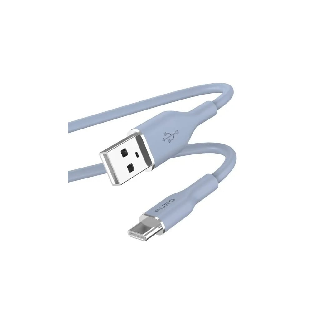 Cable USB-A - C 60W Soft Azul Puro | K-tuin