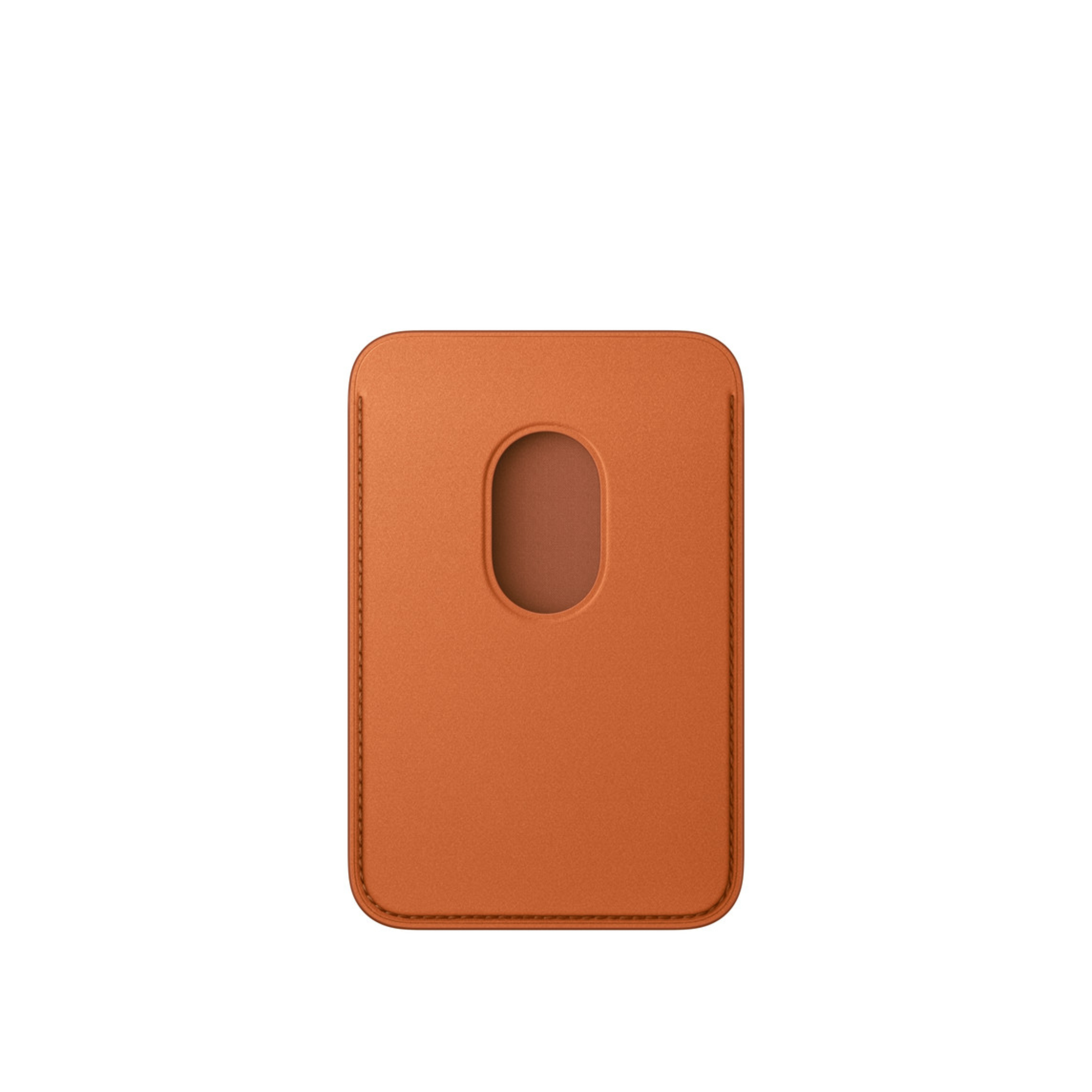 Cartera MagSafe Apple Trenzado fino Naranja | K-tuin