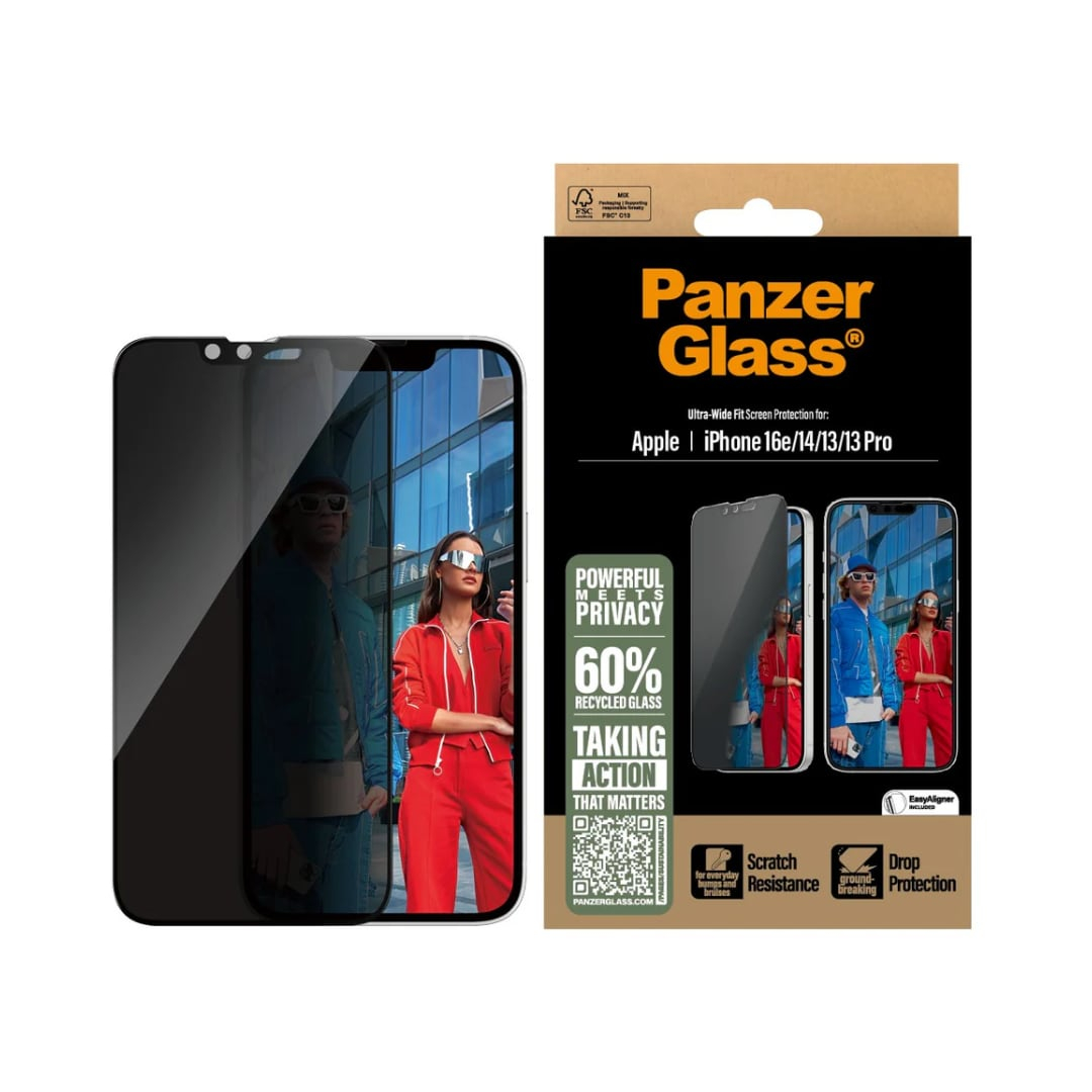 Filtro privacidad iPhone 16e PanzerGlass | K-tuin