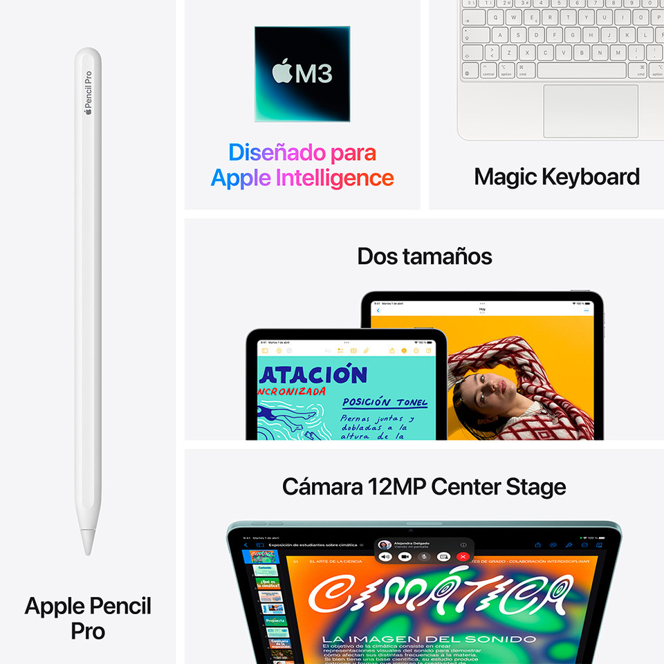 iPad Air 11" M3 128GB Azul | K-tuin