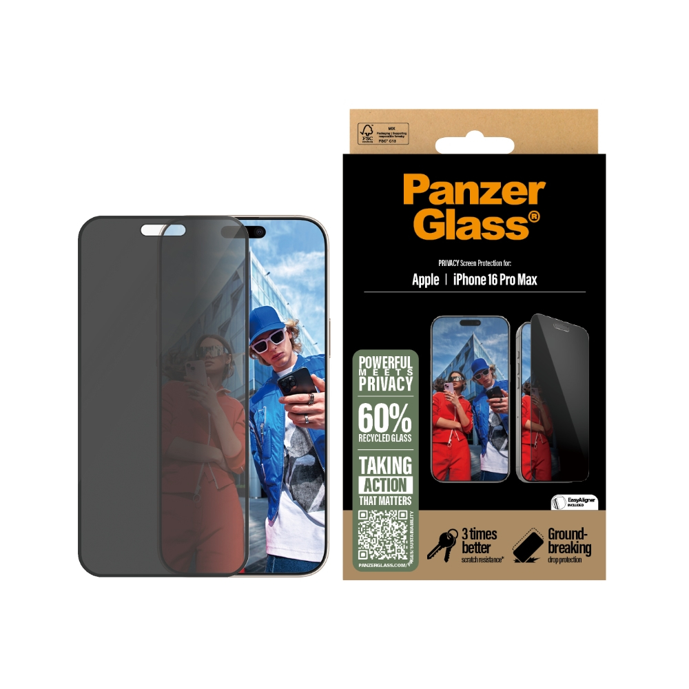 Filtro privacidad iPhone 16 Pro Max PanzerGlass | K-tuin