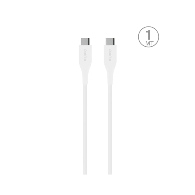 Cable USB-C (1m) Blanco Puro | K-tuin